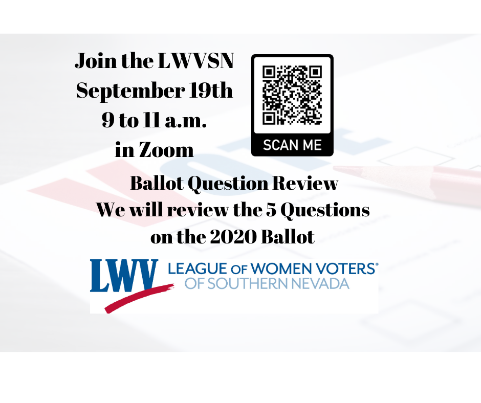 NEW! 2020 Ballot Questions Analysis | Vote Nevada